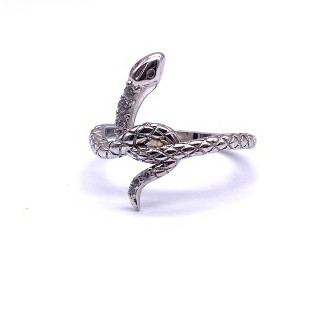 Anello serpente in argento | SilverX